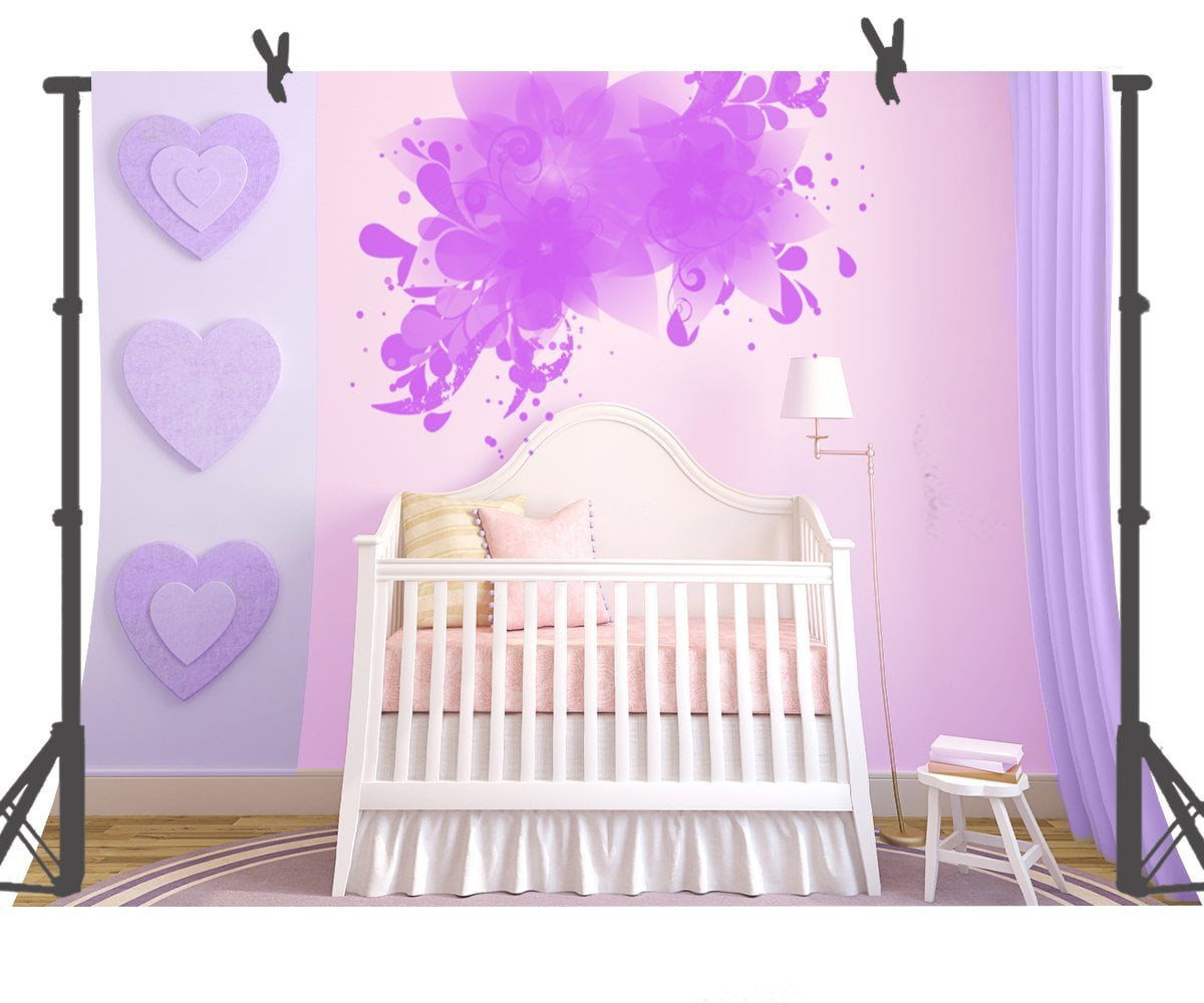 GreenDecor 7x5ft Children's Bed Photography Backdrop computer Printing ...