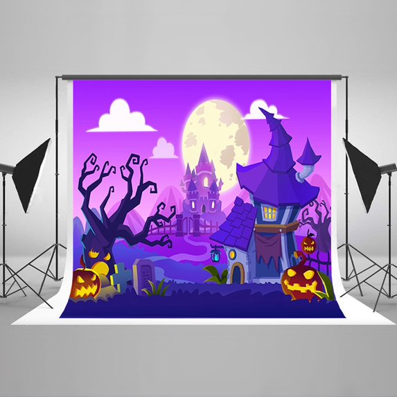 GreenDecor 7x5ft Children's Photography Backdrops Fairytale Castle Baby ...