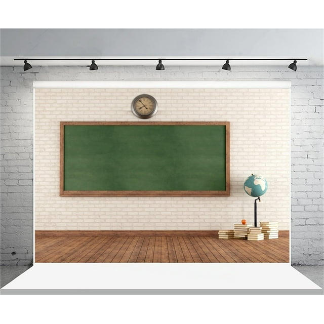 GreenDecor 7x5ft Classroom Backdrop Blackboard Photography Background ...