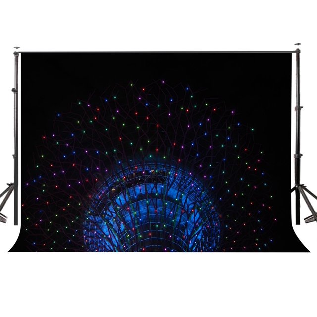 GreenDecor 7x5ft Digital Photography Backdrops Dark Sky Blinks Colorful ...