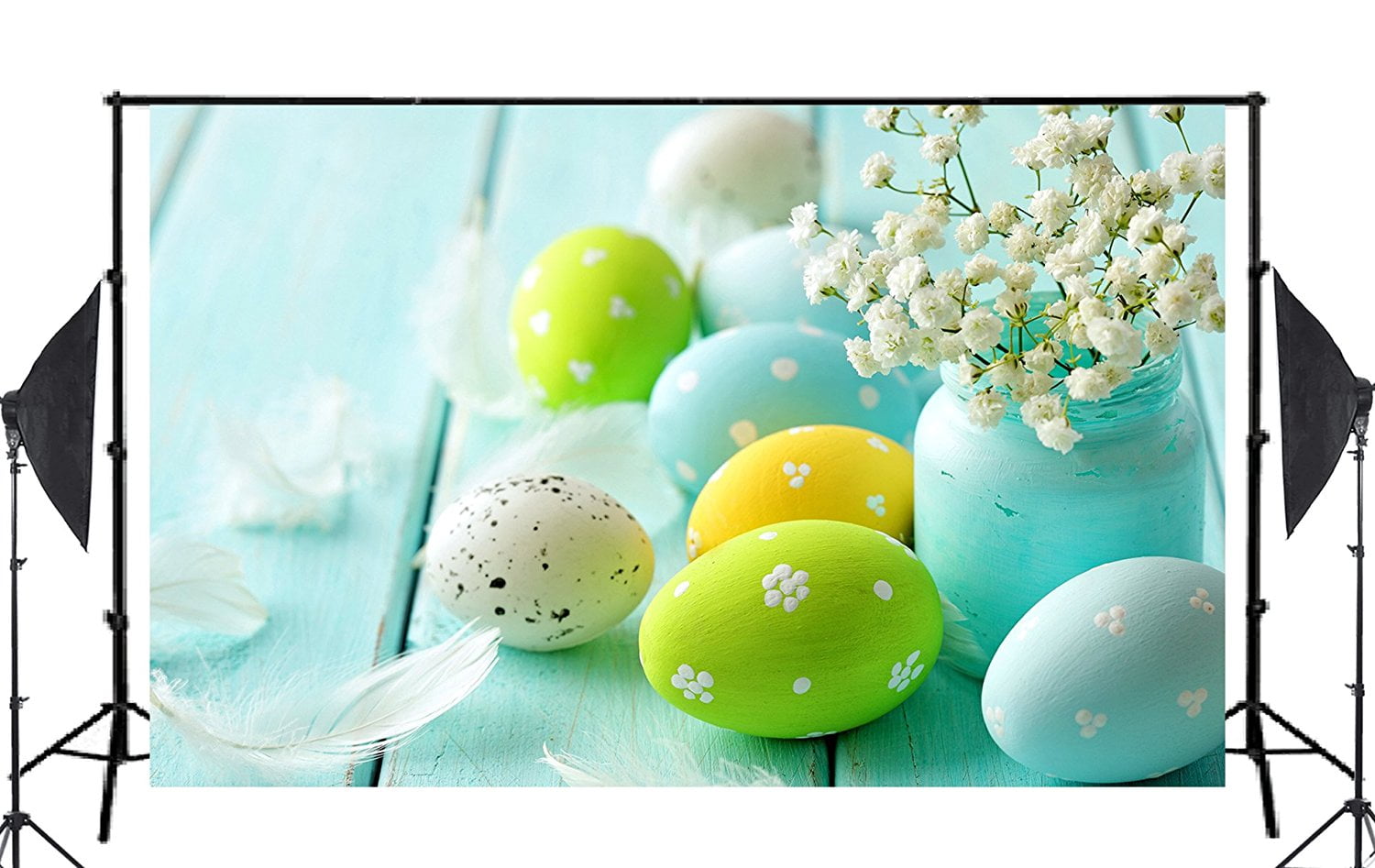 GreenDecor 7x5ft Egg Photo Background Photography Backdrop Studio Props ...