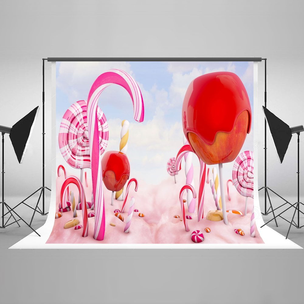 GreenDecor 7x5ft Fairy Tale Backdrops for Photography Sweet Candy ...