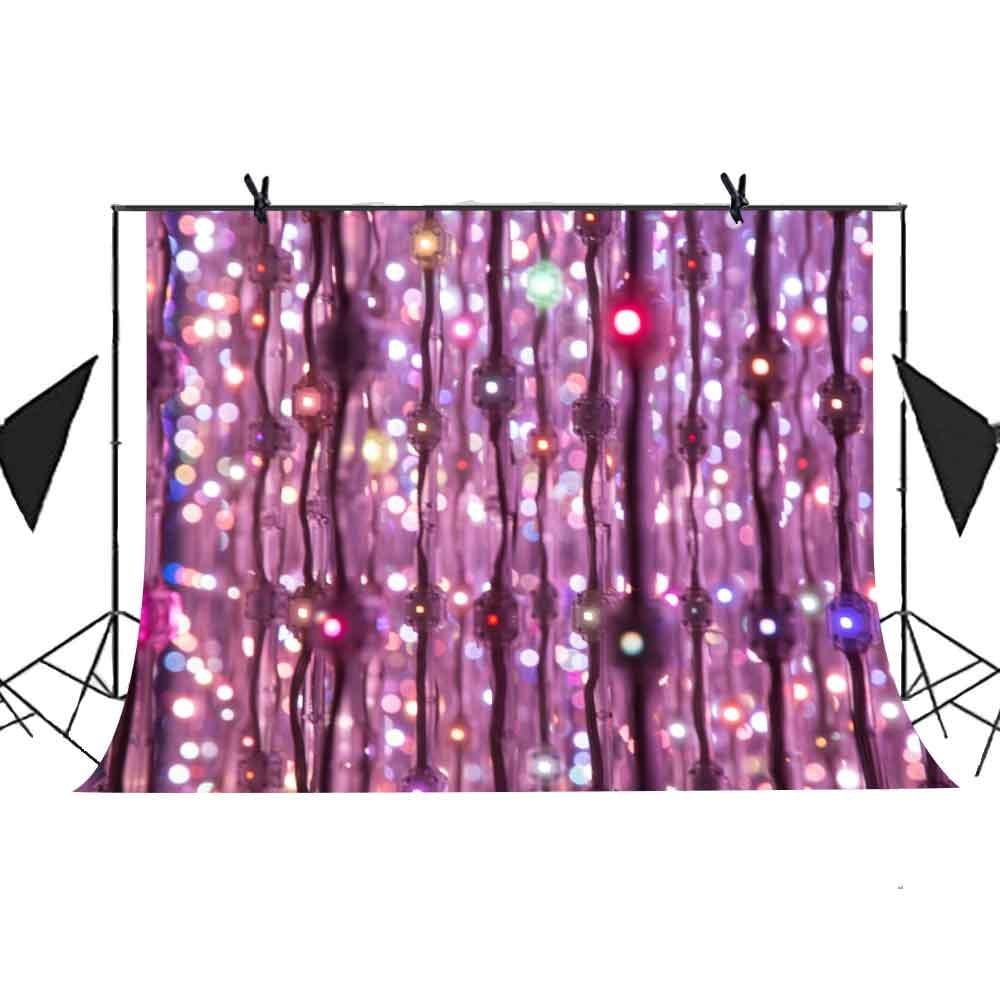 GreenDecor 7x5ft Fashion Backdrop Purple Light Picture Party ...
