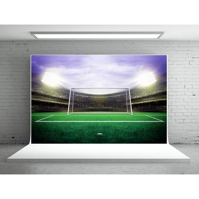 GreenDecor 7x5ft Football Field Horizontal Grass Photography Backdrops ...