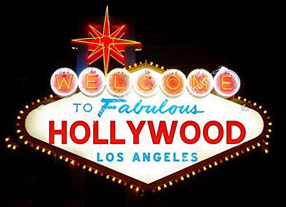 GreenDecor 7x5ft Los Angeles Hollywood Banner theme backdrop party ...