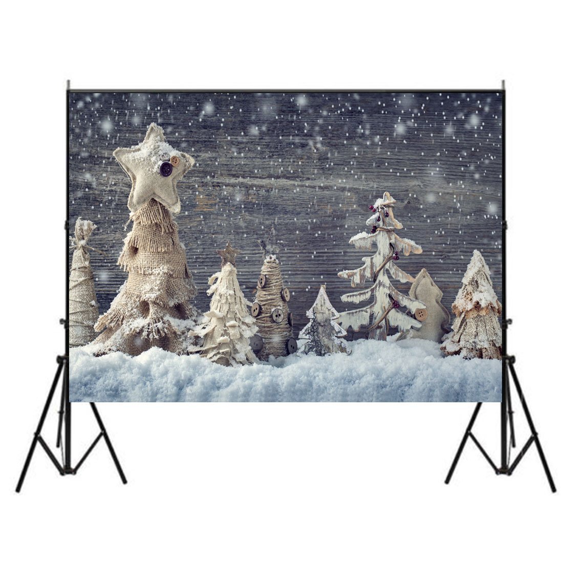 GreenDecor 7x5ft Merry Christmas Theme Backdrops, Photo Studio ...