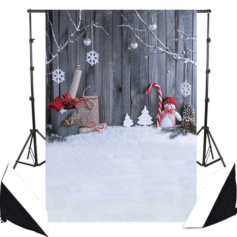 GreenDecor 7x5ft Merry Christmas Theme Backdrops, Photo Studio ...