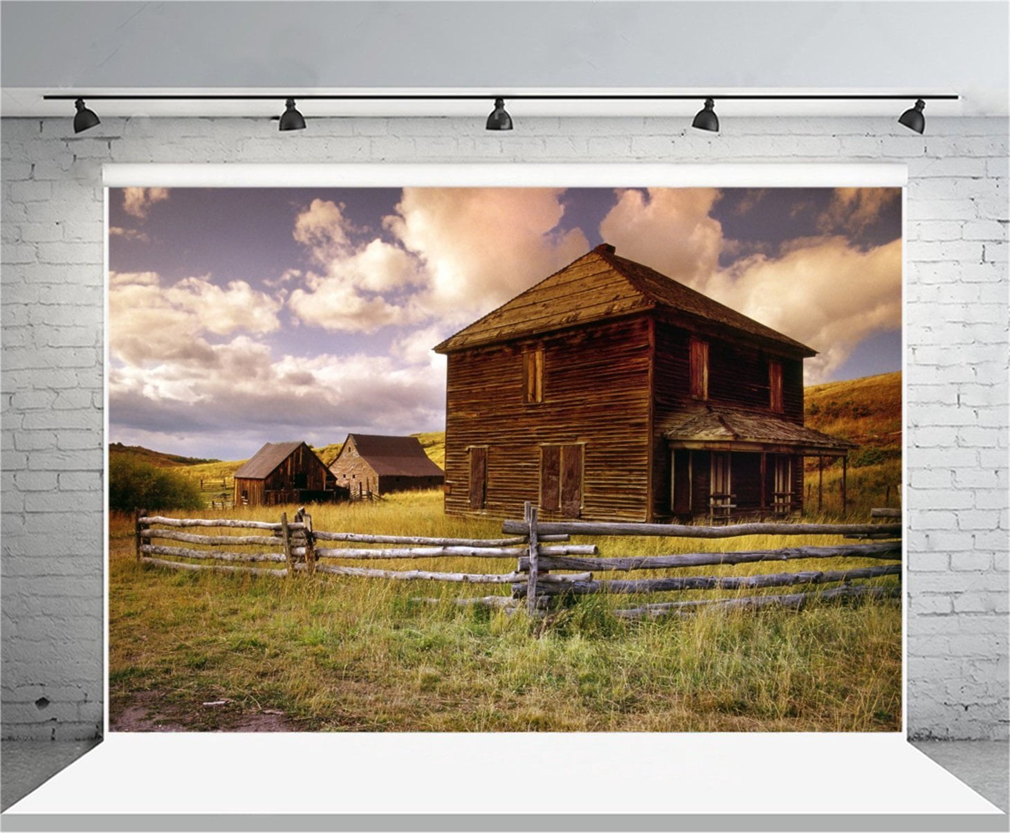 GreenDecor 7x5ft Old Wooden House Photography Background Rustic ...