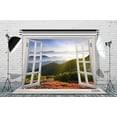GreenDecor 7x5ft Outside the Window Scenery Photography Backdrop Studio ...