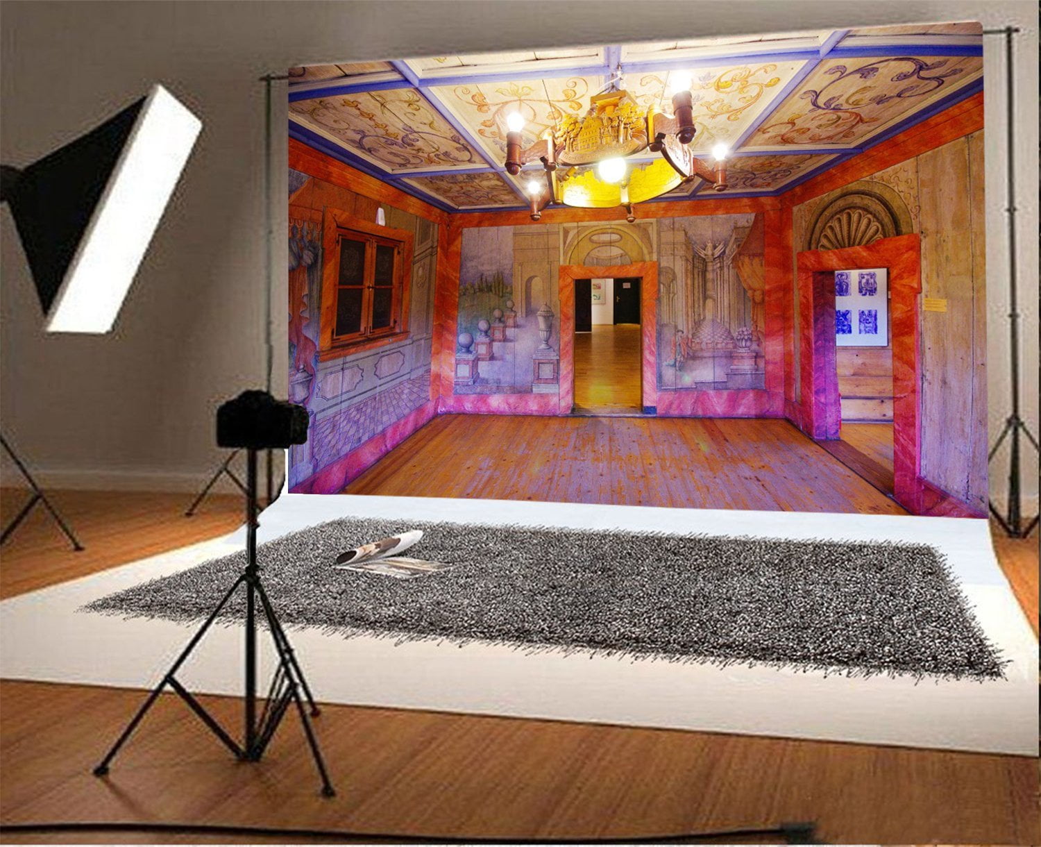 GreenDecor 7x5ft Photography Backdrop Country Spring Museum Interior ...