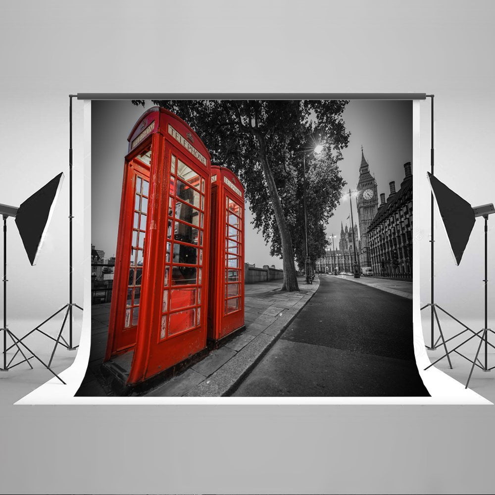 GreenDecor 7x5ft Photography Backdrop London BigBen Tower Photo ...