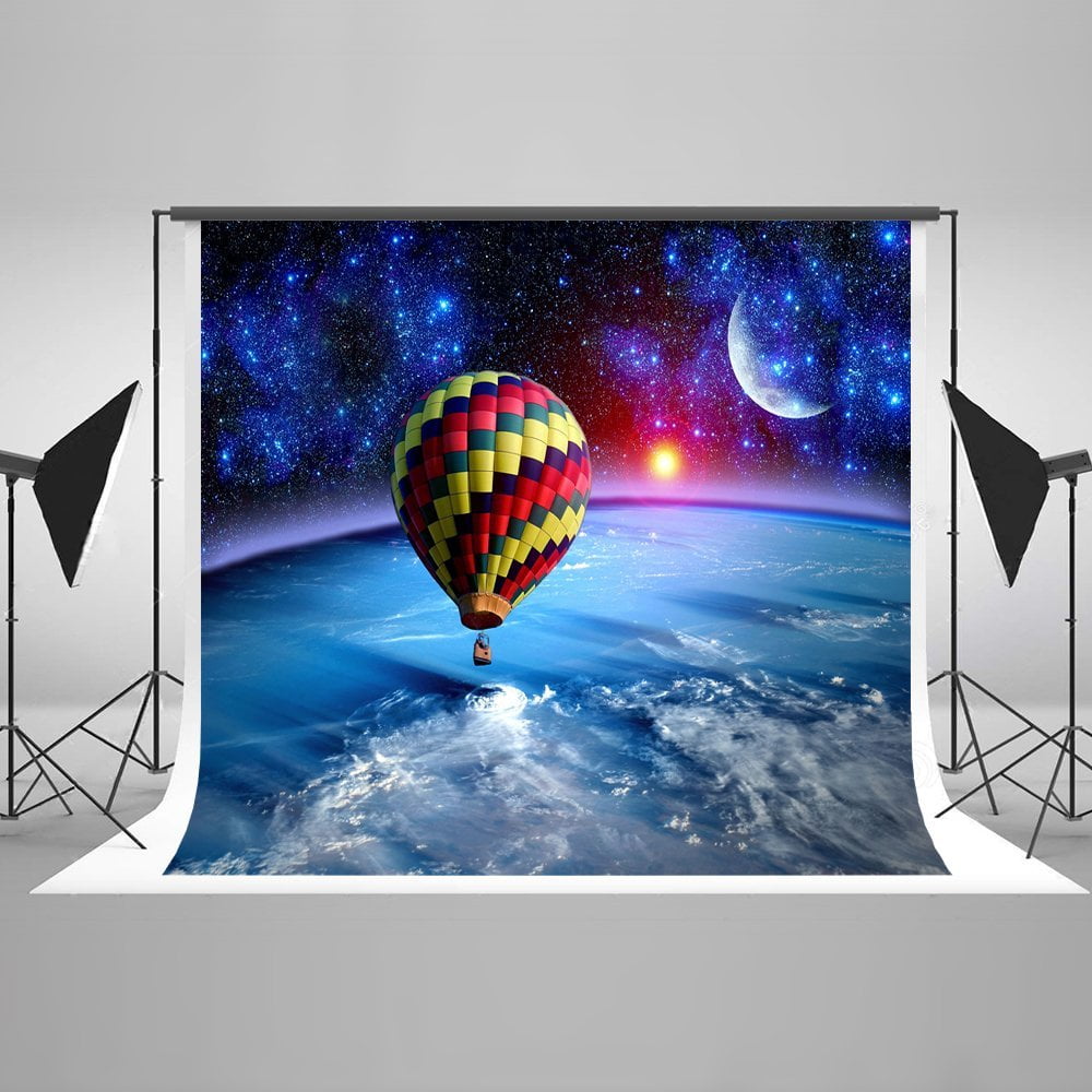 GreenDecor 7x5ft Photography Backdrop Photo Background Ocean Hot Air ...