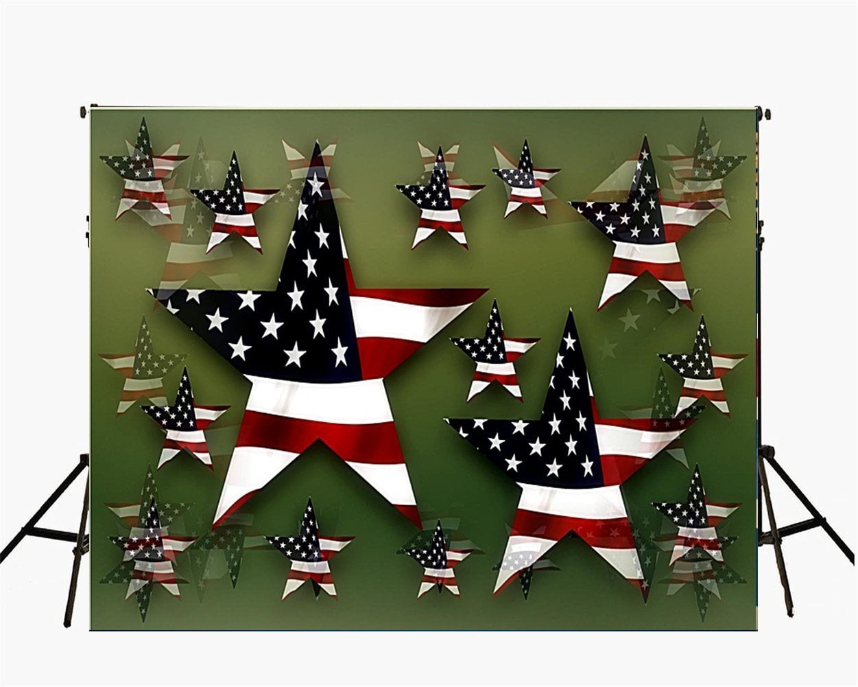 GreenDecor 7x5ft Photography Background Drops Army Green Backdrops ...