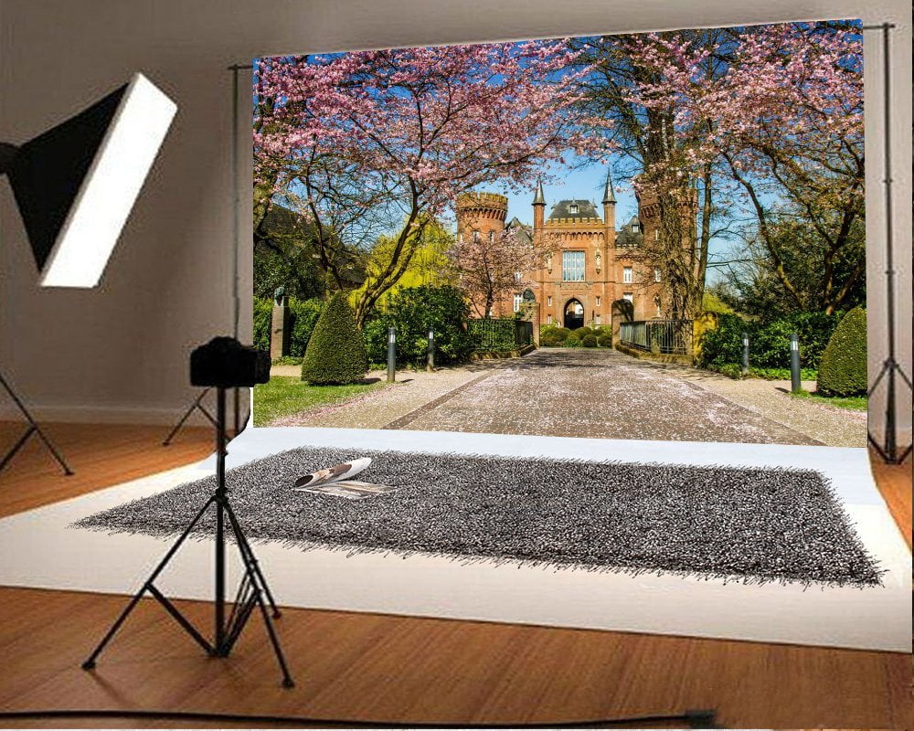 GreenDecor 7x5ft Photography Background Pink Cherry Tree Blossoms ...