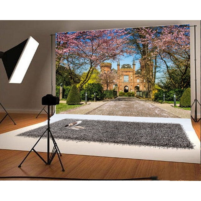 GreenDecor 7x5ft Photography Background Pink Cherry Tree Blossoms ...