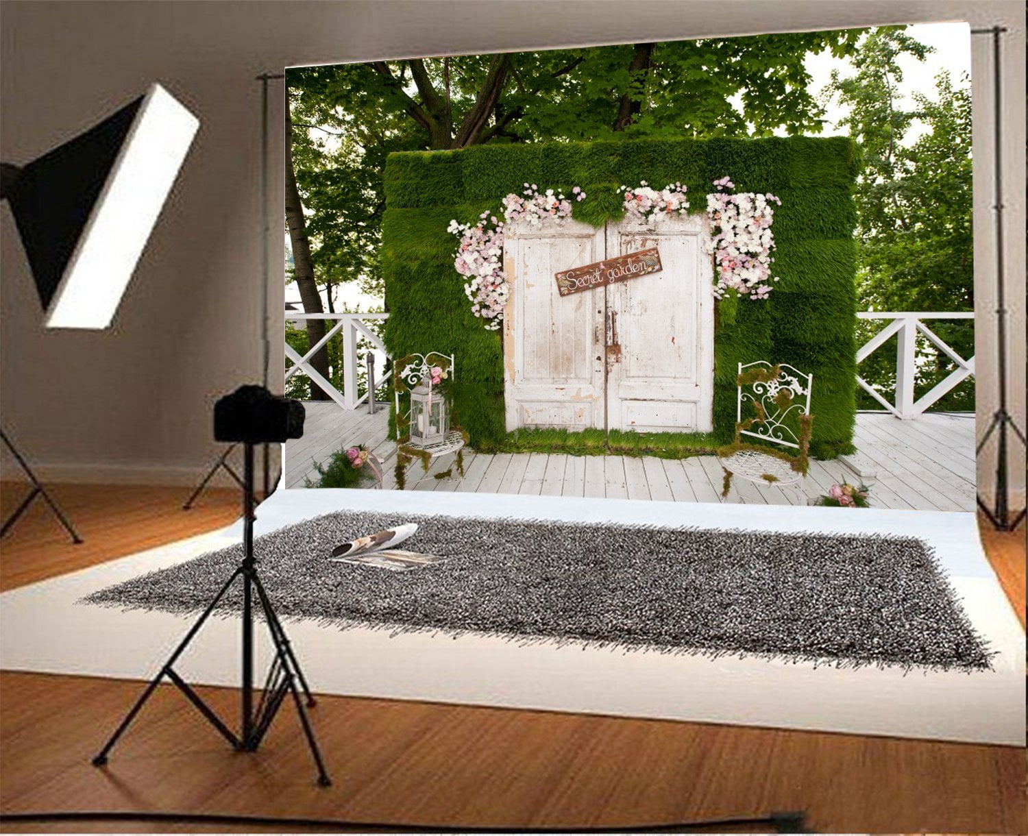 GreenDecor 7x5ft Photography Background Wedding Photo-booth Decorations ...