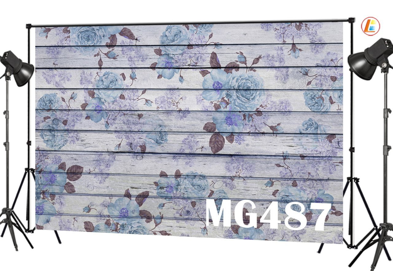 GreenDecor 7x5ft Rustic Barn Wood Floor Photography Backdrops Studio ...
