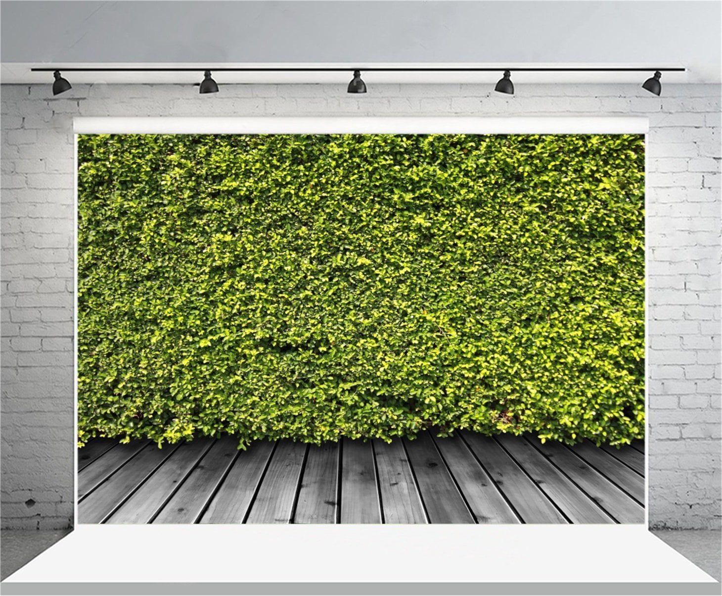 GreenDecor 7x5ft Shrubs Photography Background Green Hedge Backdrop ...