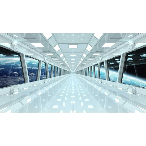 GreenDecor 7x5ft Space Scene Photography Backdrops Long and Bright ...