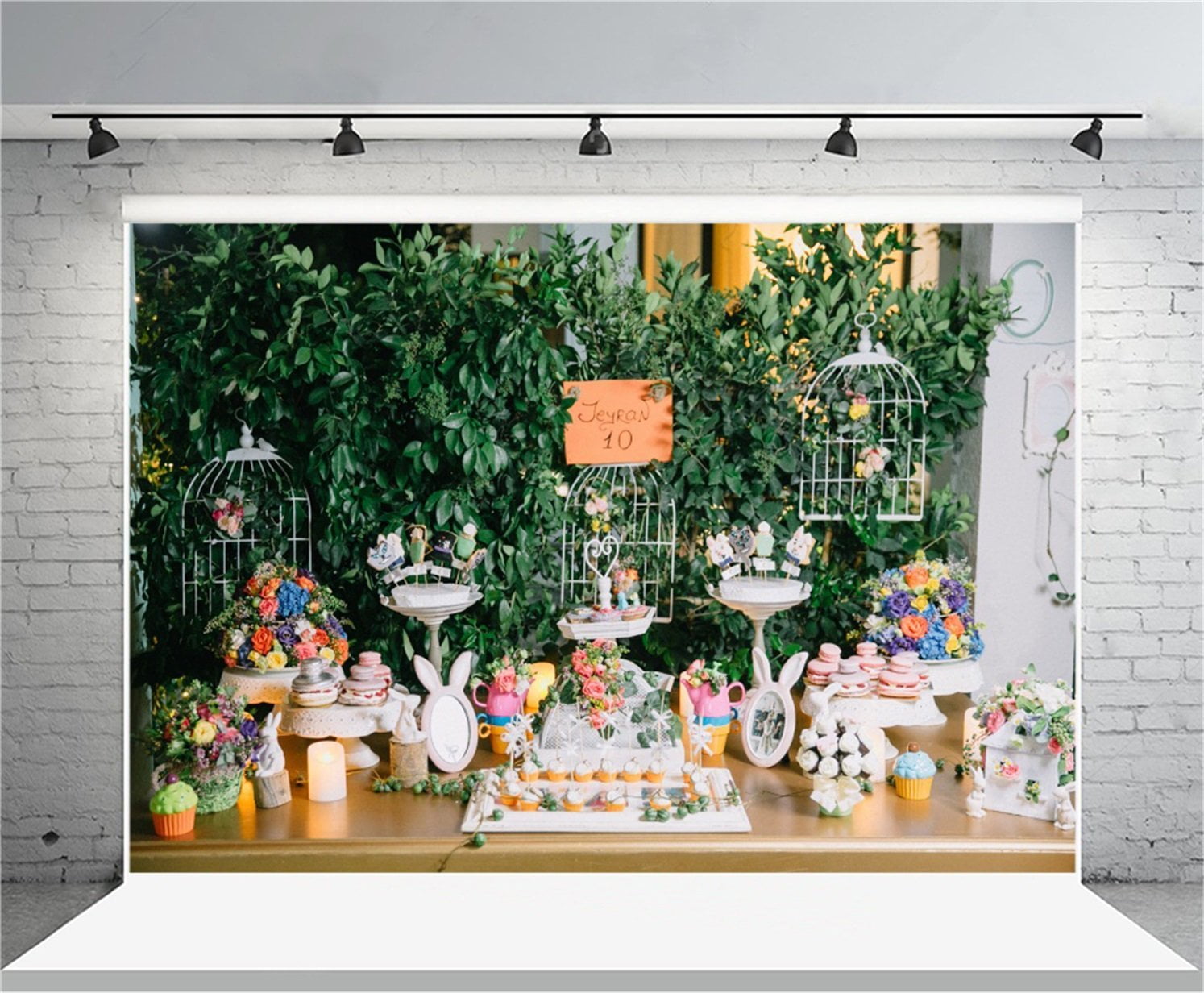 GreenDecor 7x5ft Sweet Party Backdrop Birthday Decoration Photography ...