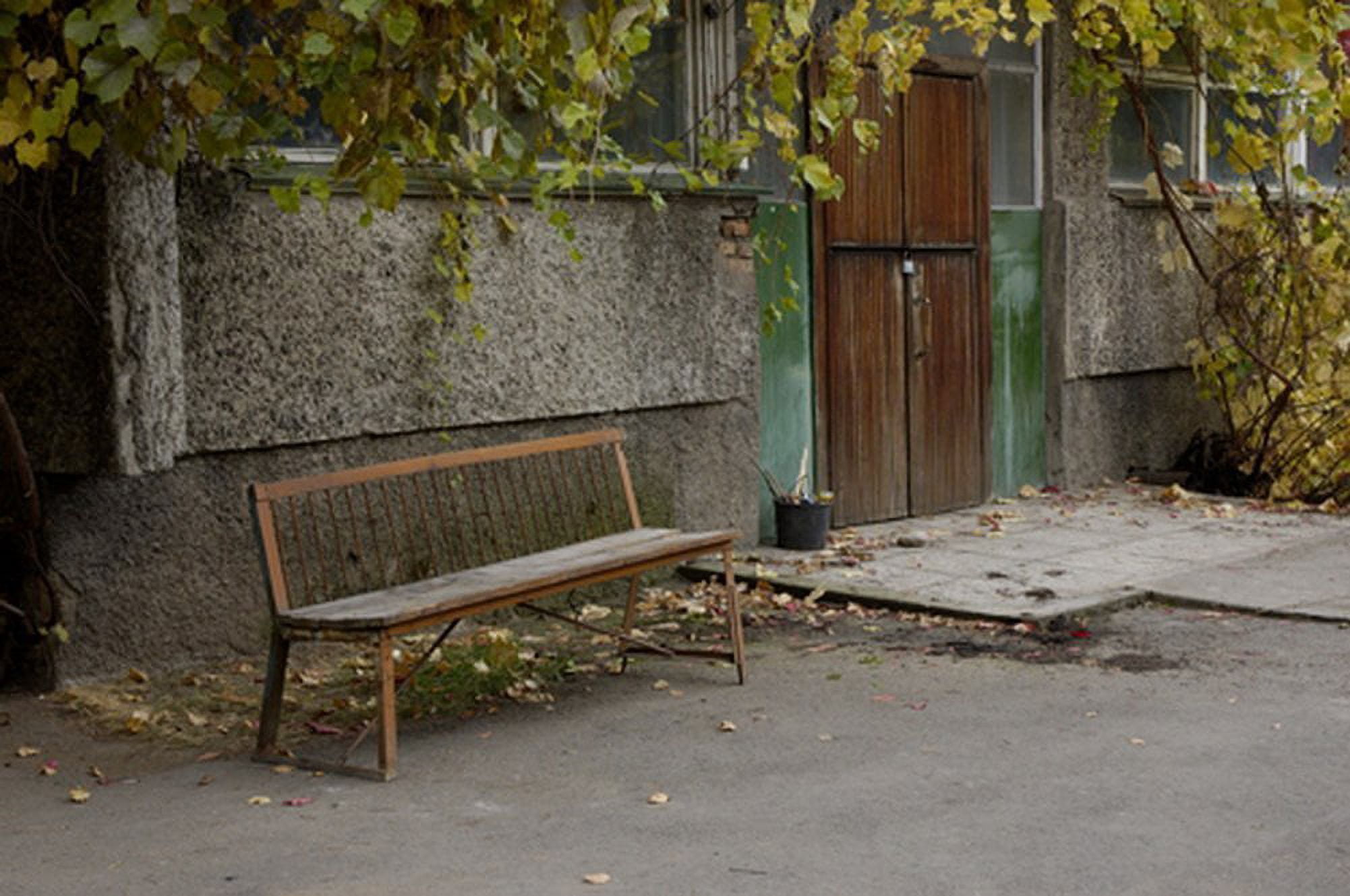 GreenDecor 7x5ft Vintage Bench Photography Indoor Backdrop Prop Photo ...