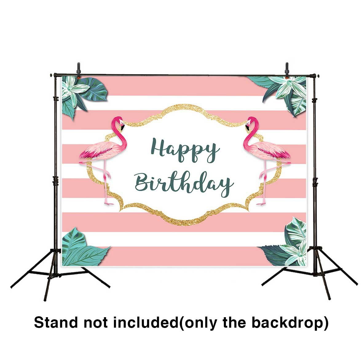 GreenDecor 7x5ft flamingo with white and pink stripes birthday party ...
