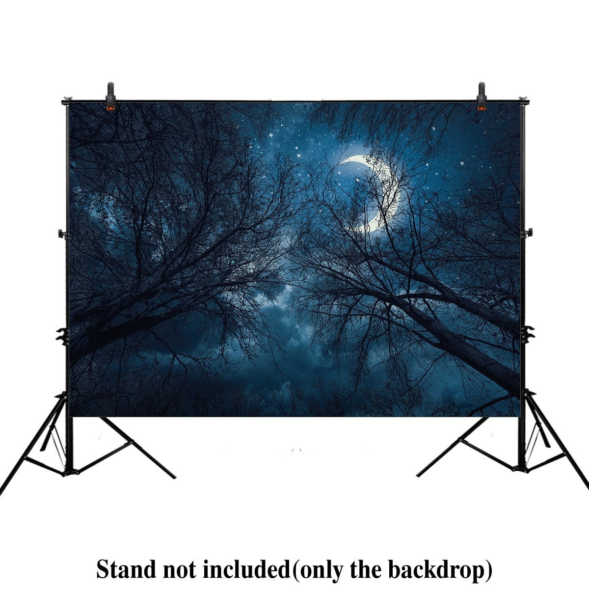 GreenDecor 7x5ft photography backdrop background Dark sky with stars ...