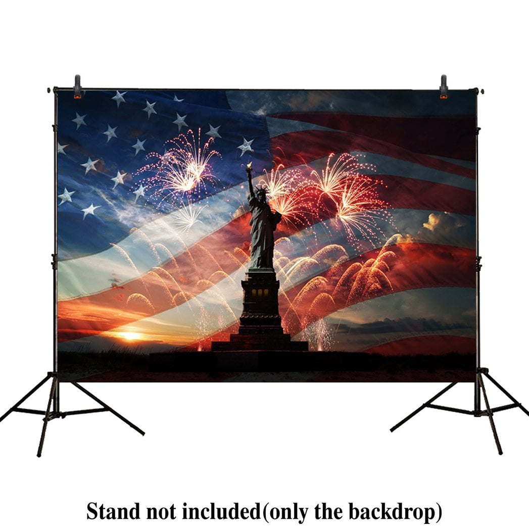 GreenDecor 7x5ft photography backdrops Patriotic American Flag ...