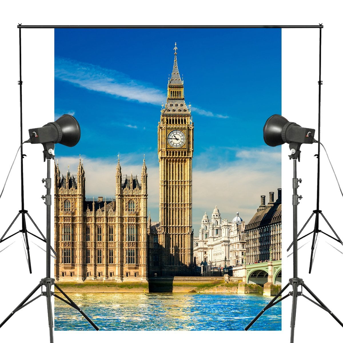 GreenDecor Architectural Landscape 5x7ft Photo London Big Ben Studio Photography Background ...