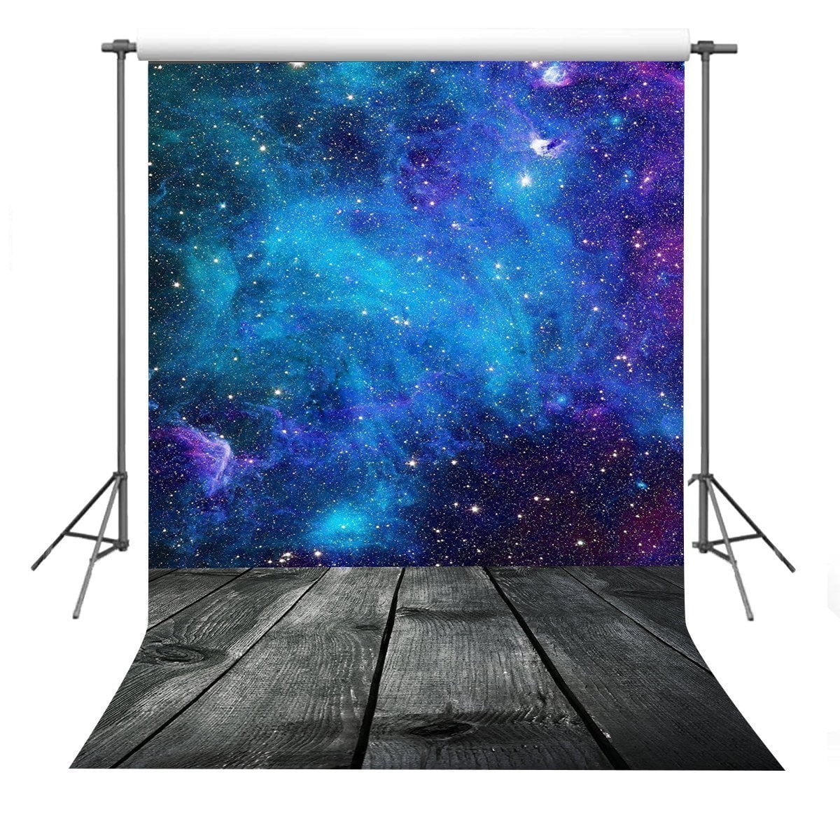 GreenDecor Background 5x7ft Blue Starry Sky Photography Backdrop Space ...