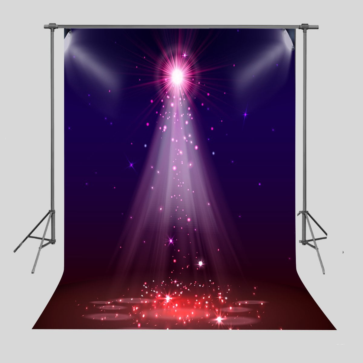 GreenDecor Background 5x7ft Bright Stage Spotlight Photography Backdrop ...