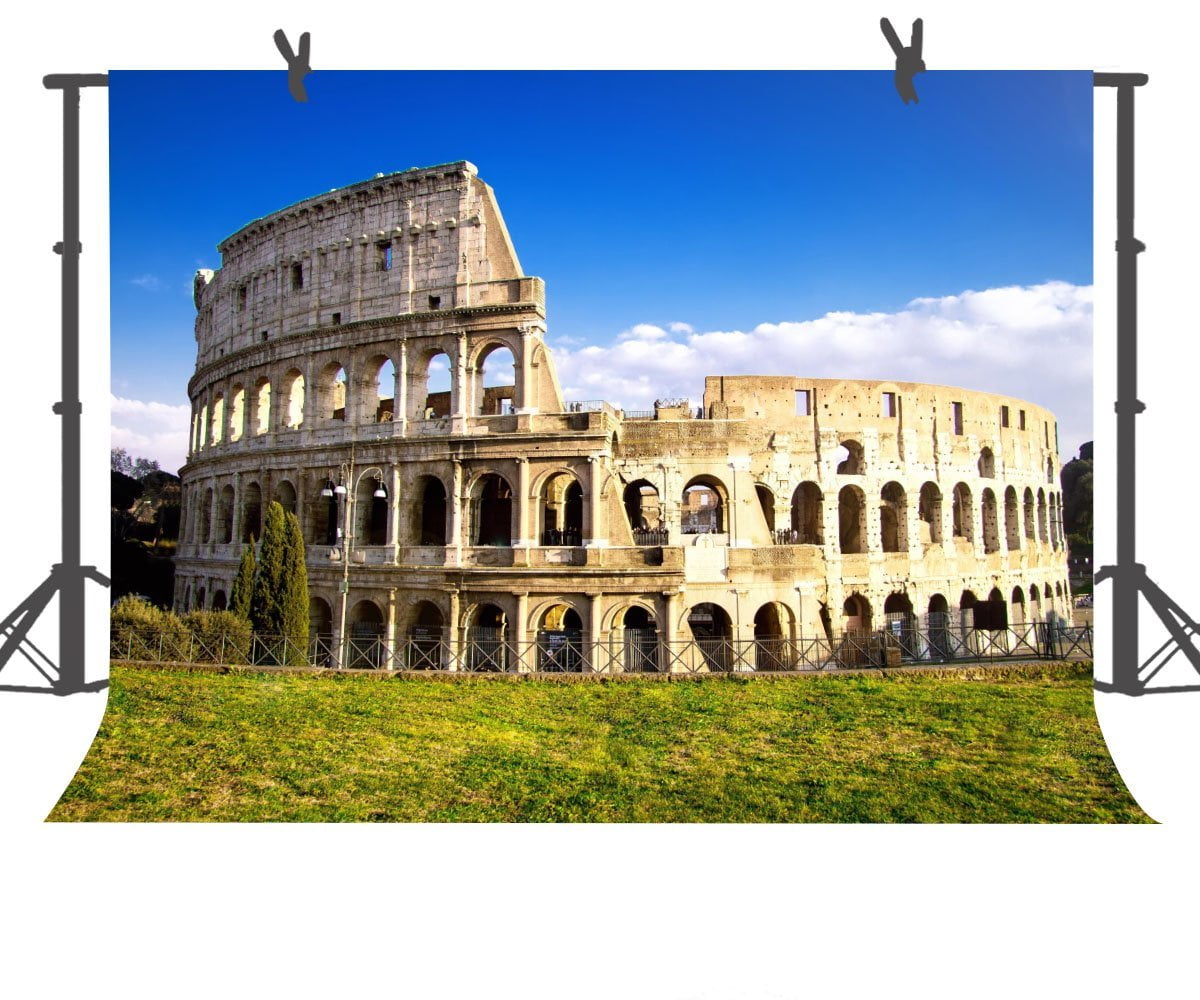 GreenDecor Background 7x5ft Ancient Roman Architecture Photography ...