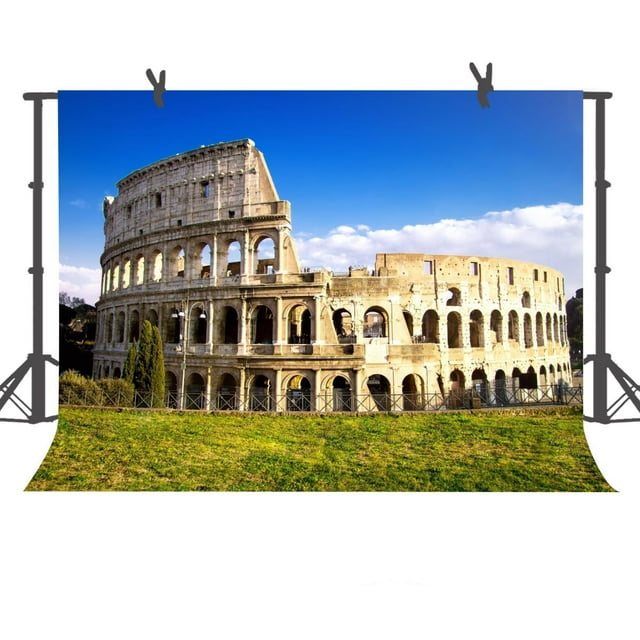 GreenDecor Background 7x5ft Ancient Roman Architecture Photography ...