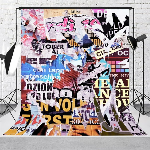 GreenDecor Birthday Photography Backdrops 5x7ft Colorful Letters ...