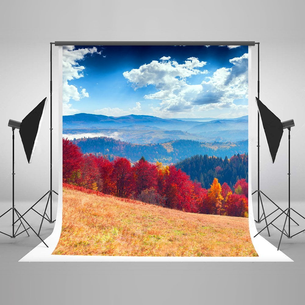 GreenDecor Blue Sky White Cloud Background 5x7ft Wedding Photography ...