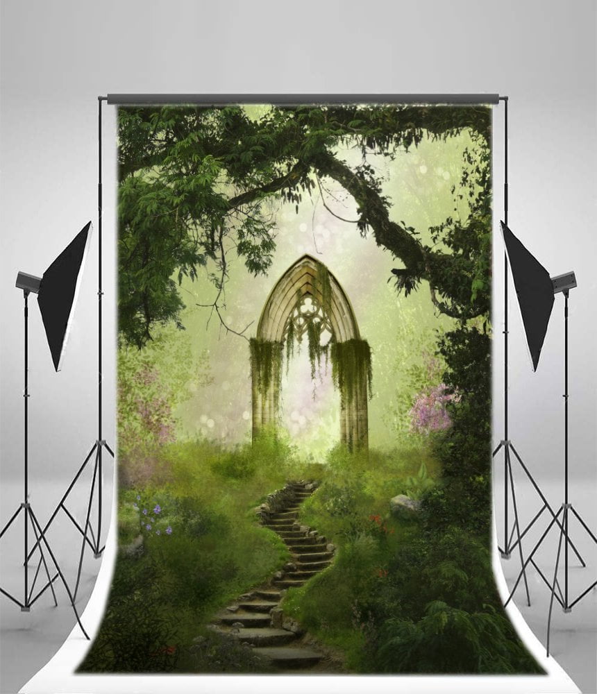 GreenDecor Fairy Tale Forest Backdrop 5x7ft Photography Background ...