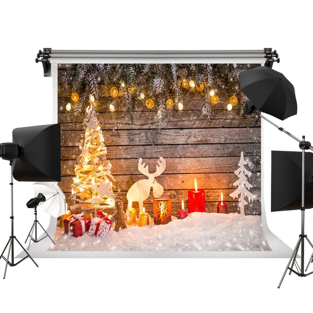 GreenDecor Holiday Christmas Backdrops Winter Snow Photography Back ...
