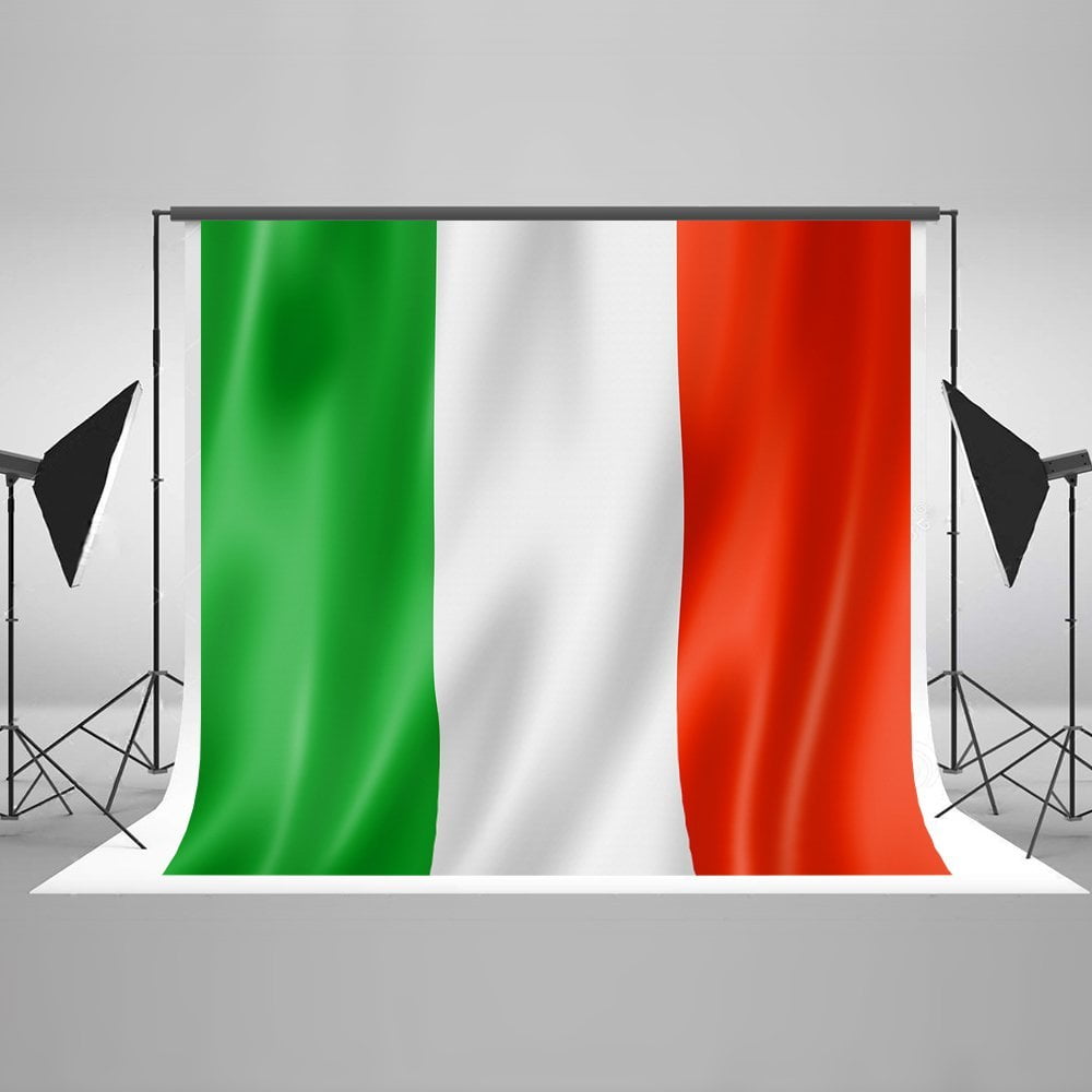 GreenDecor Italy Background Flag Photography Backdrop 7x5ft Photography ...