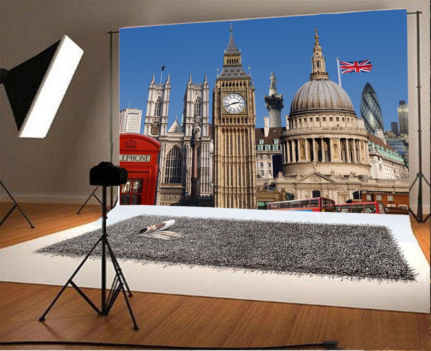 GreenDecor London Big Ben Backdrop 7x5ft Photography Background UK ...