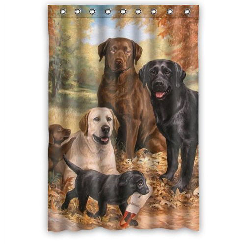 GreenDecor Lovely Labrador Retriever Dog Art Cute Dogs Waterproof ...