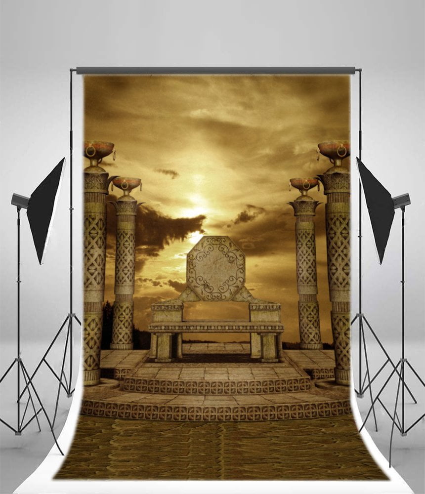 GreenDecor Mayan Ruins Backdrop 5x7ft Photography Backdrop Ancient ...