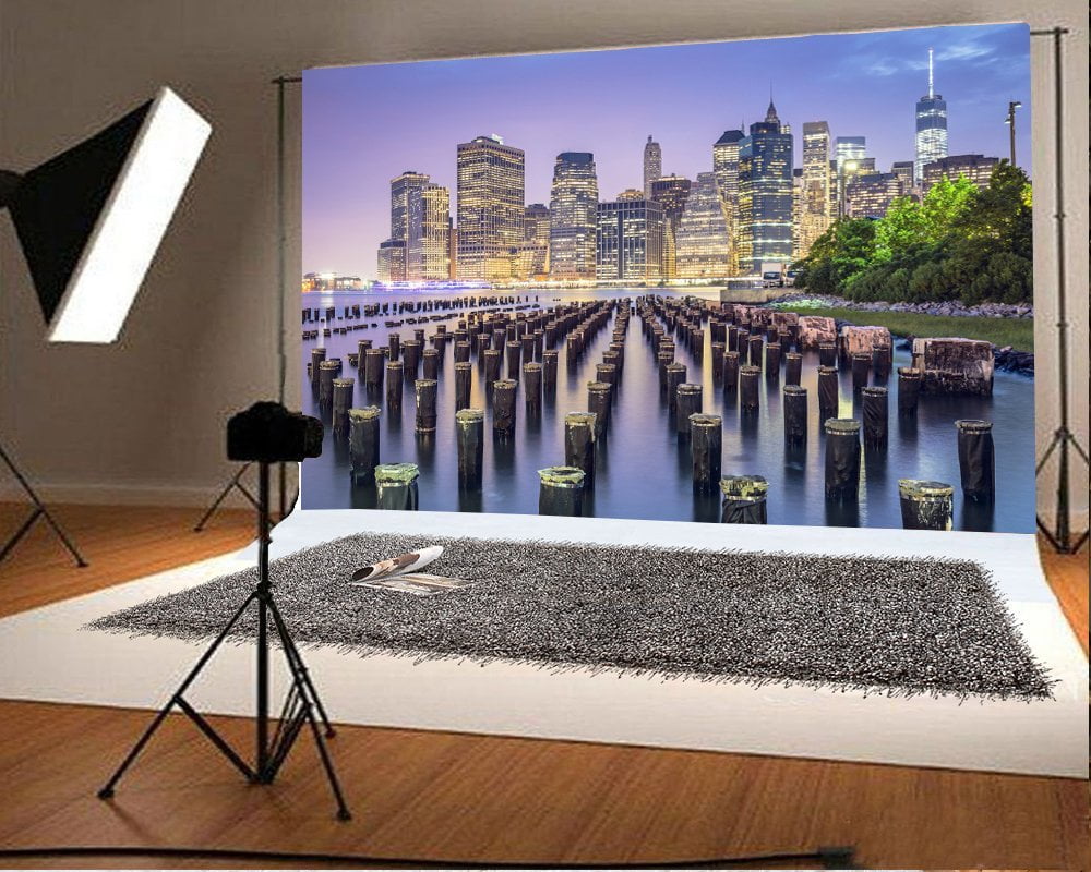 GreenDecor New York City Backdrop 7x5ft Photography Background City ...