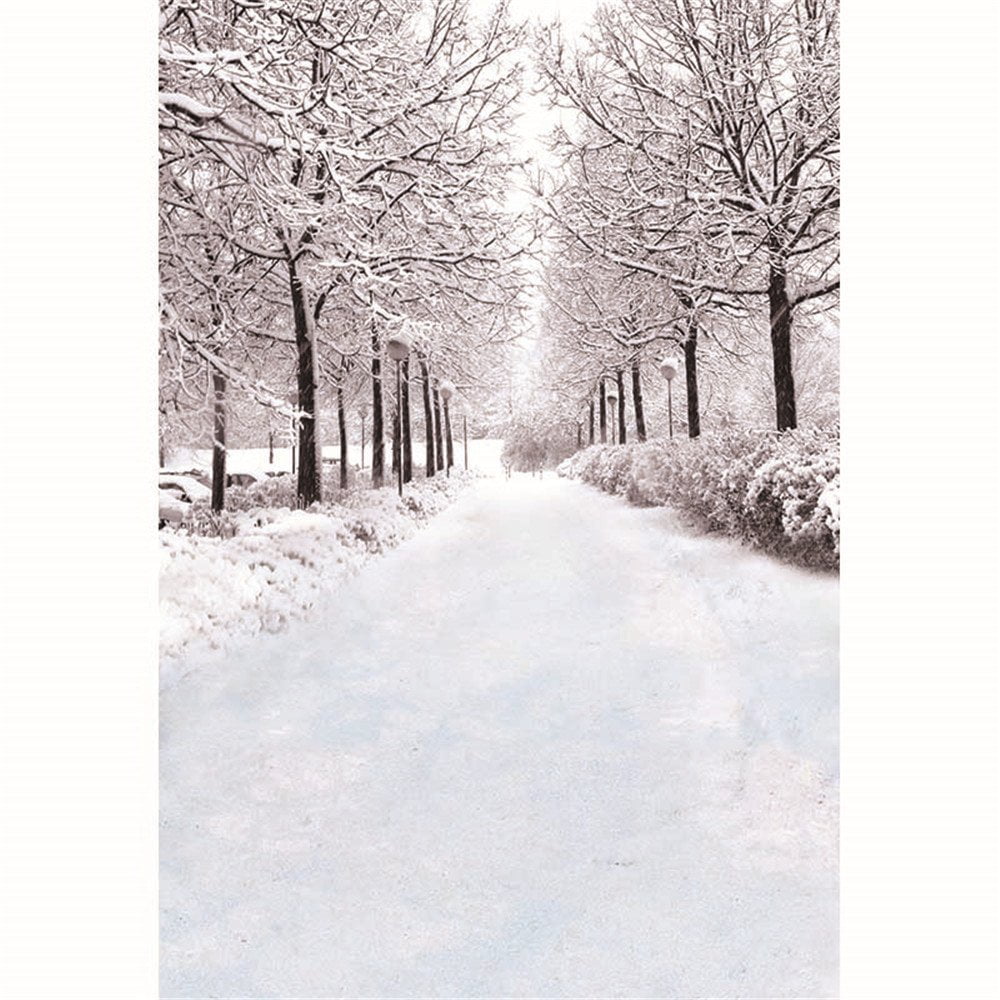 GreenDecor Photo Background 5x7ft Snow Forest Winter Photography ...