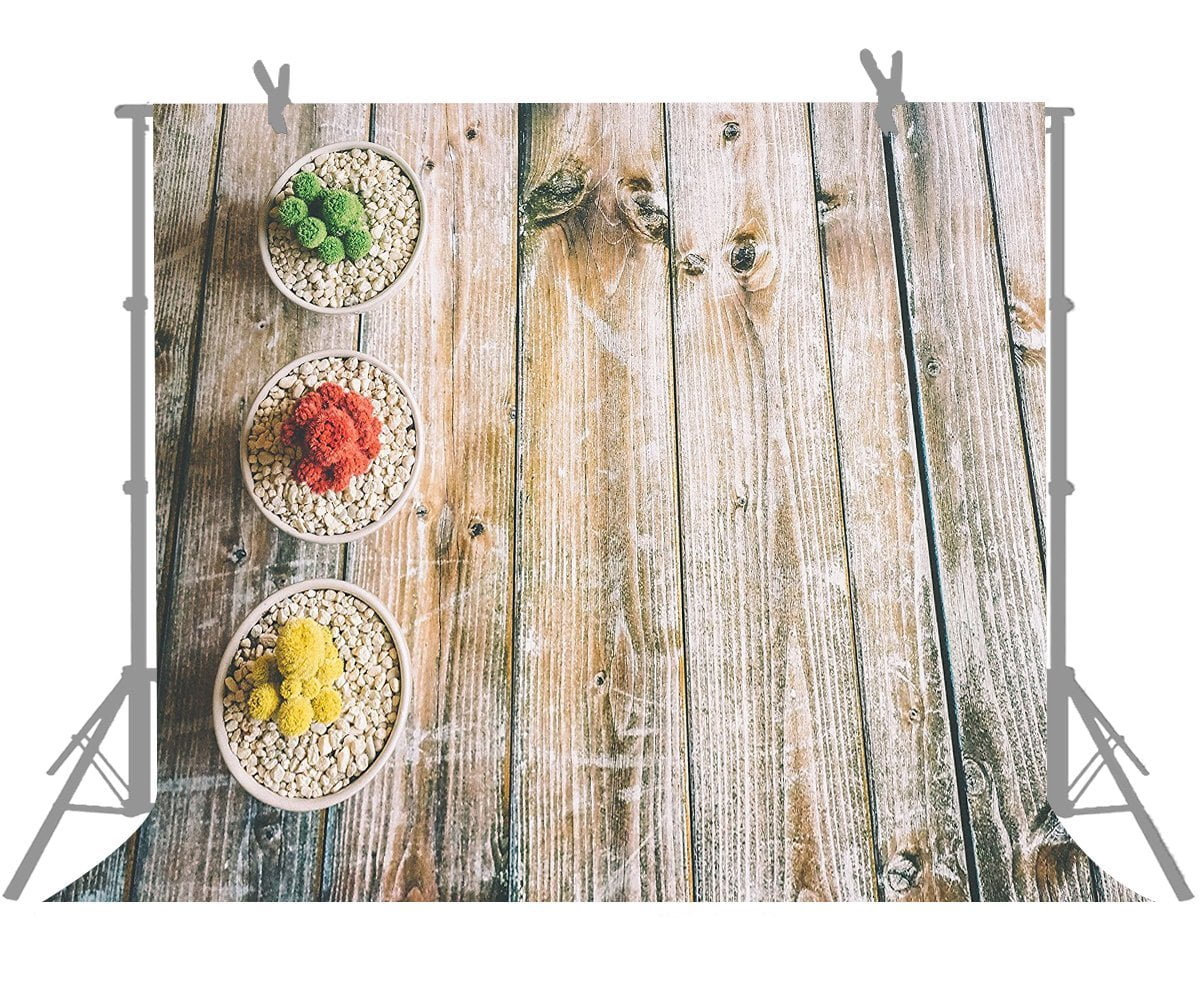 GreenDecor Photo Background 7x5ft Wood Board Photography Backdrops ...