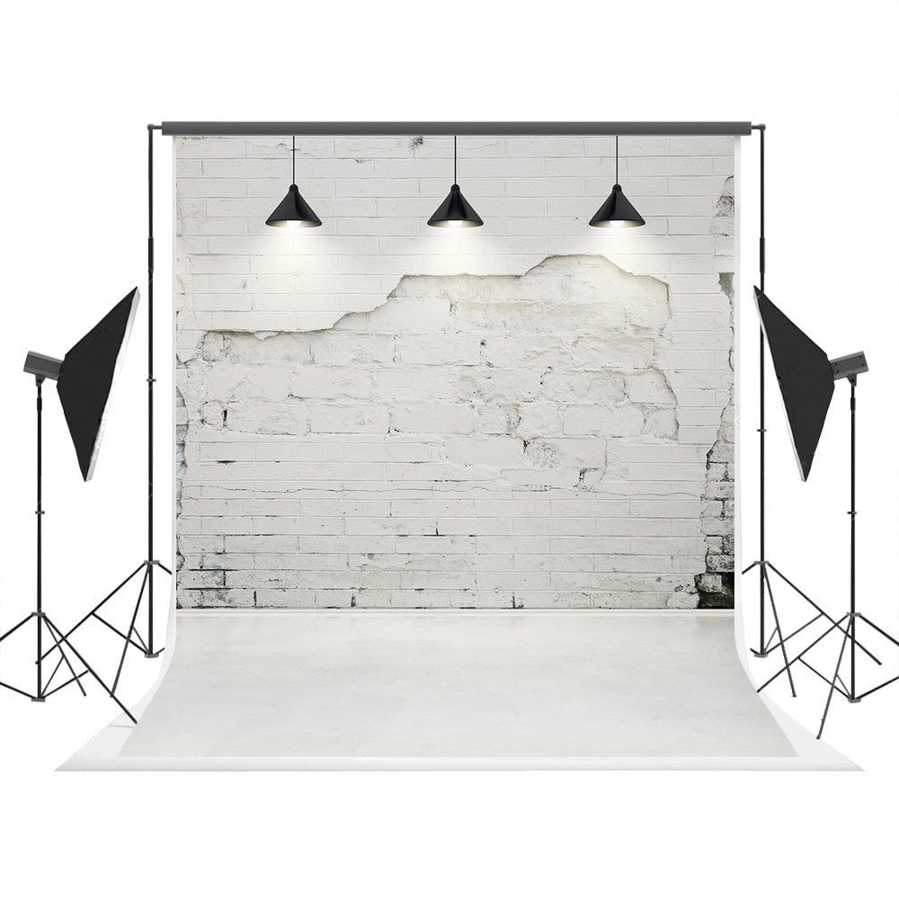 GreenDecor Photography Backdrop 5x7ft Photo Studio Background White ...