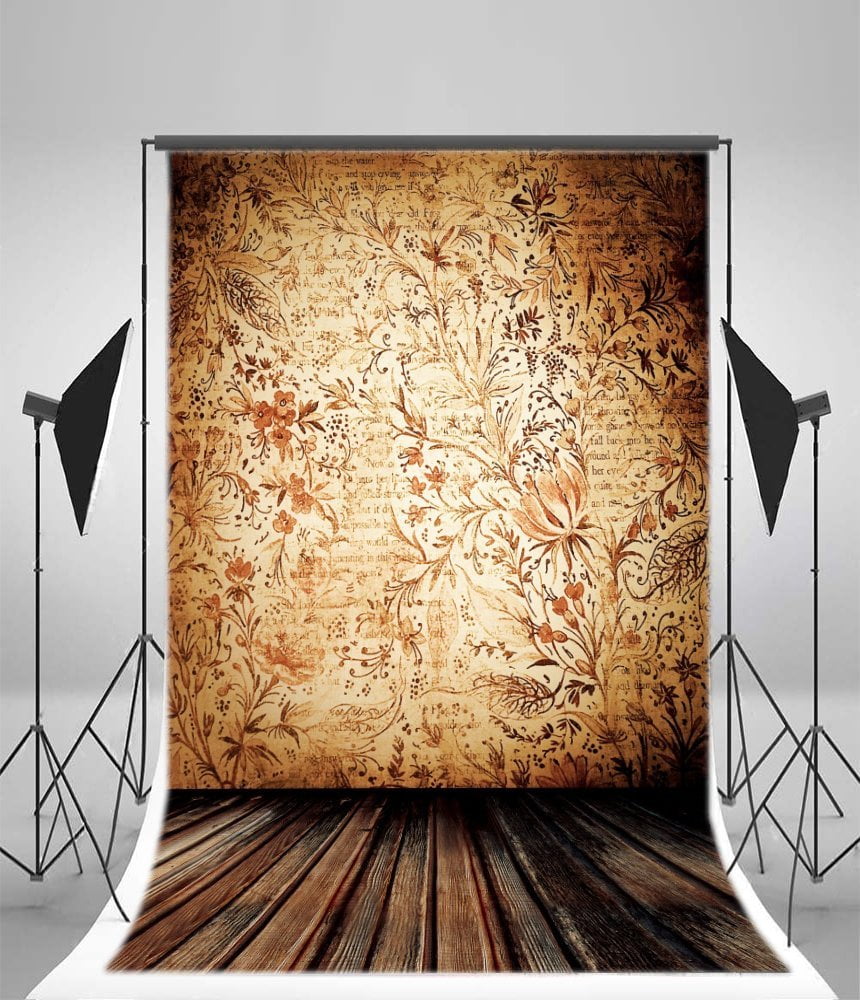 GreenDecor Photography Backdrop 5x7ft Vintage European Damascus Pattern ...