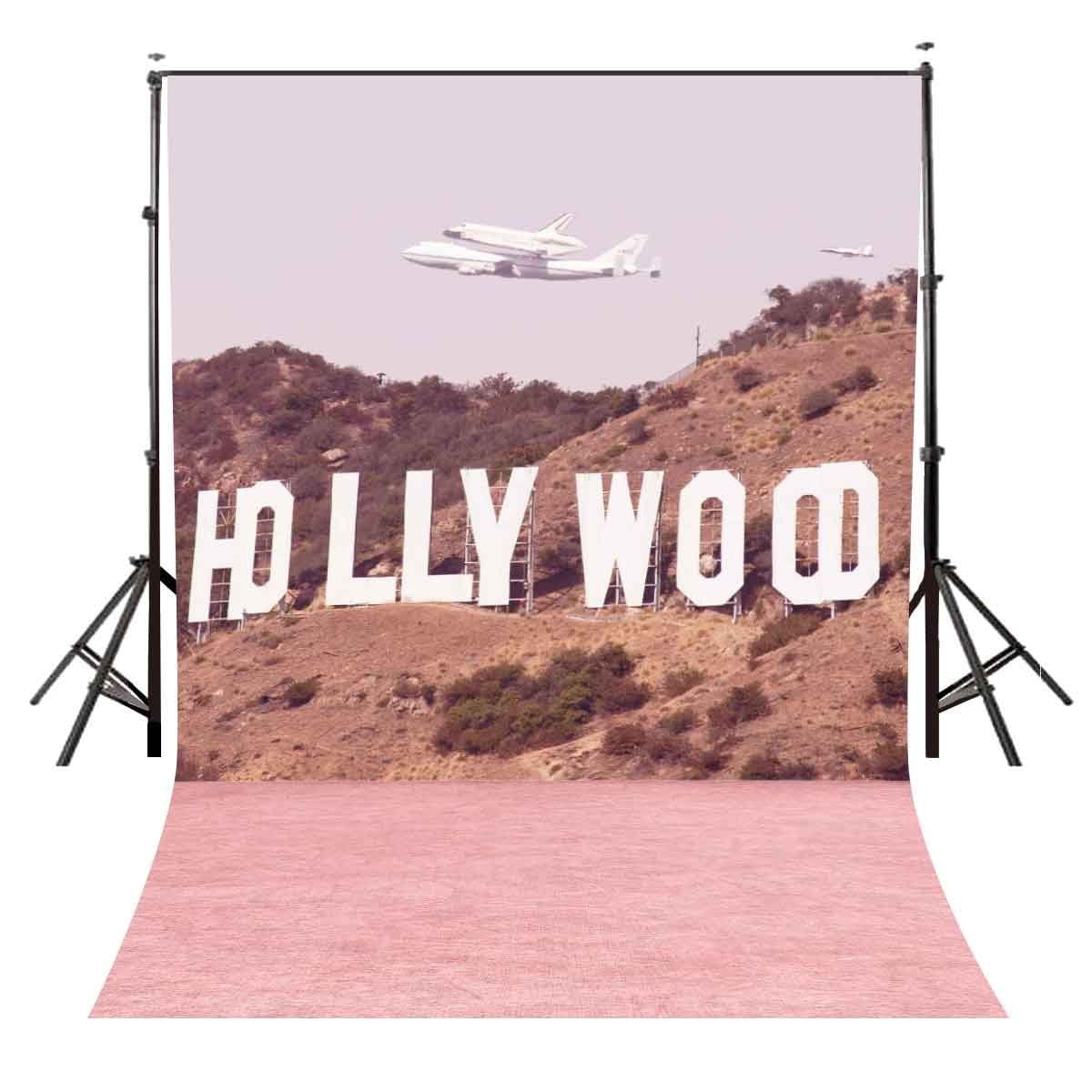 GreenDecor 5x7ft Photo Backdrop The Famous Los Angeles Hollywood Scenic ...