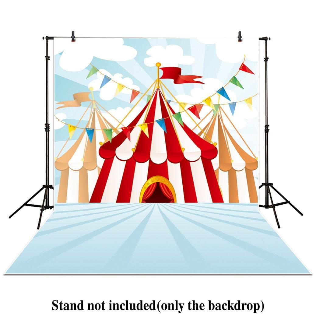 GreenDecor Polyester 5x7ft photography backdrops circus stratus ...