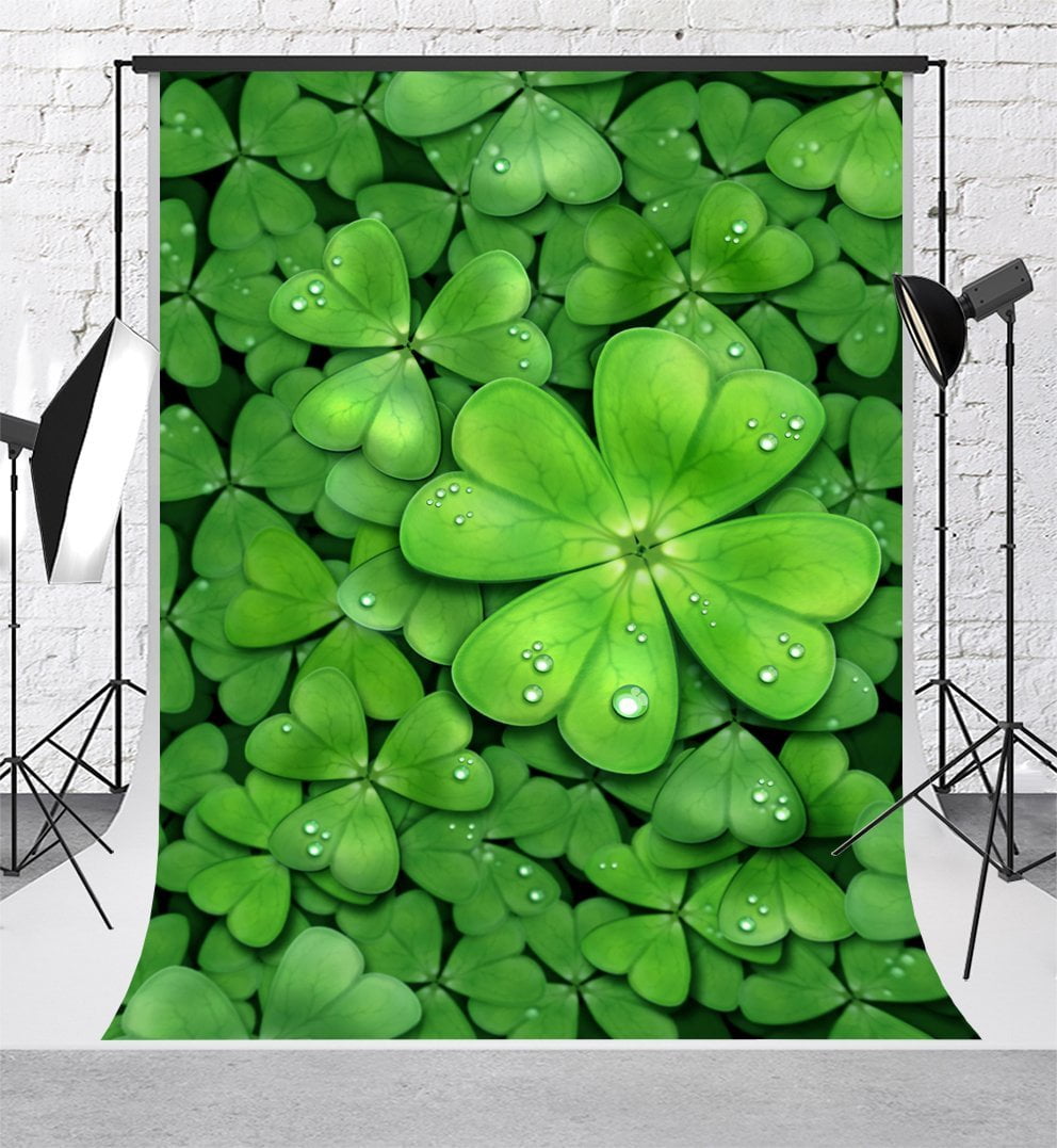 GreenDecor Sepat Crete Festival Background for Photography Green Clover ...