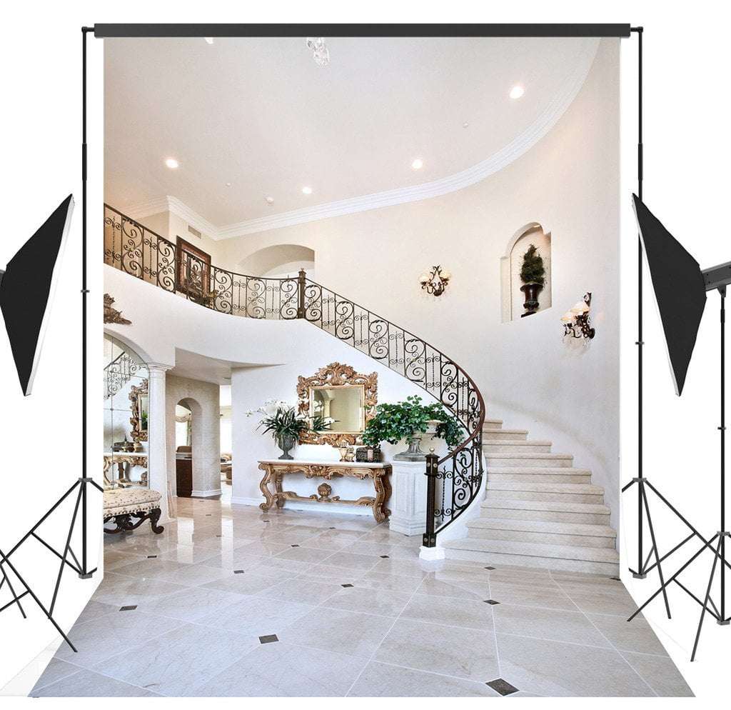 GreenDecor Spiral Staircase 5x7ft photography Backdrop Background ...